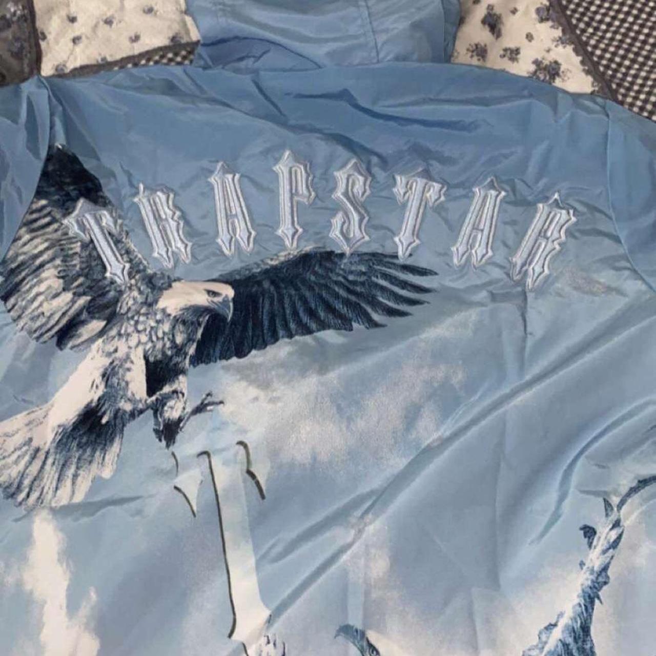 Blue eagle Trapstar windbreaker negotiable 70-50 - Depop