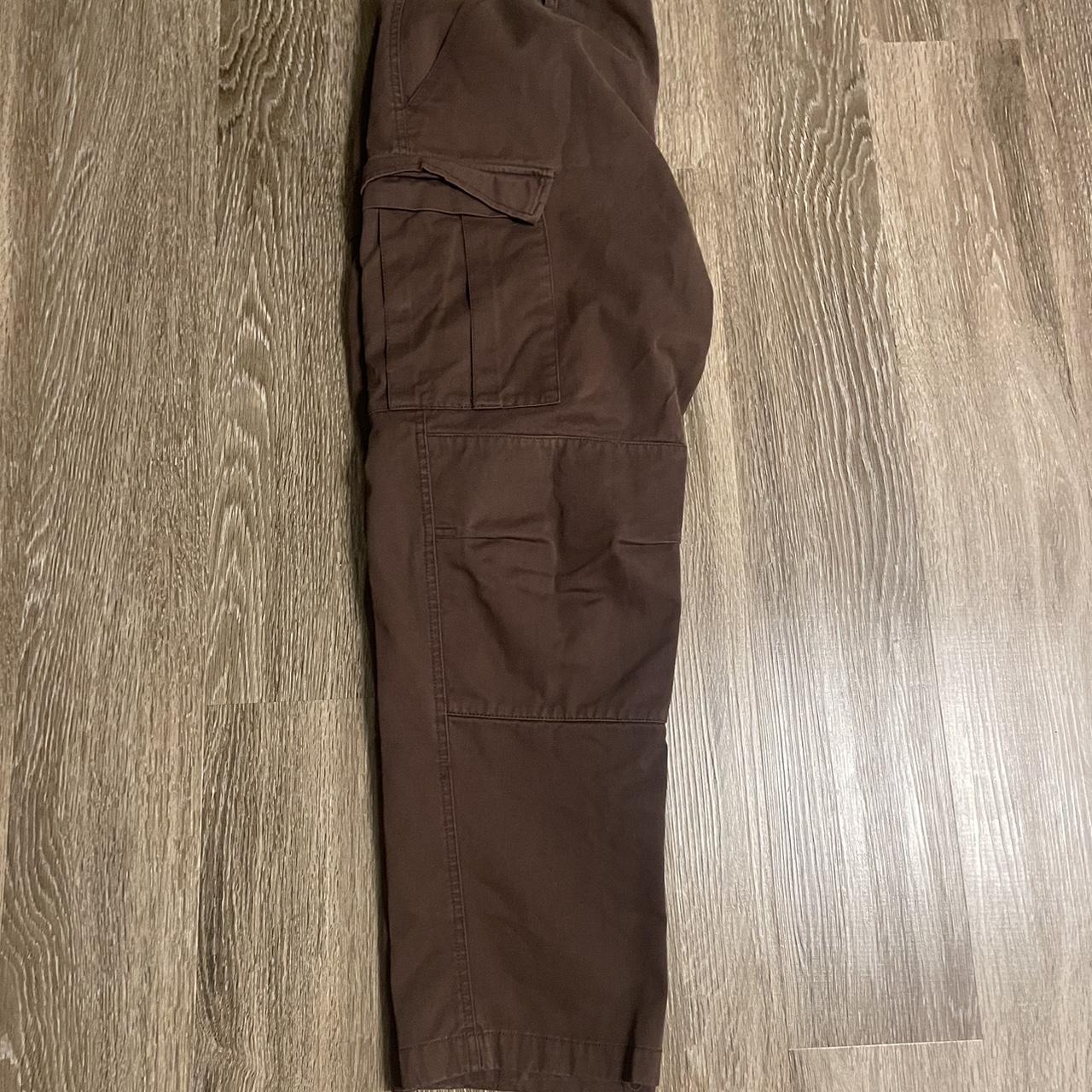 Dark Brown Cargo Empyres - Depop
