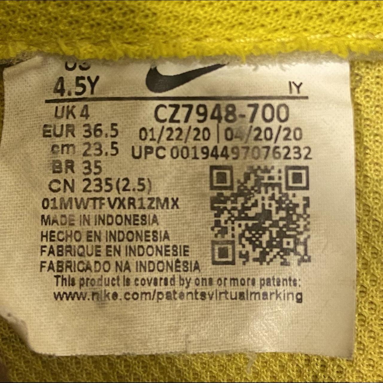 Nike Women's Yellow and Pink Trainers | Depop