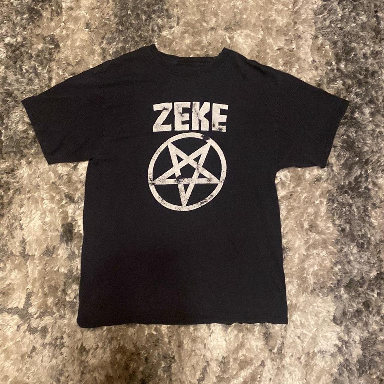 Y2K zeke band tee - Depop