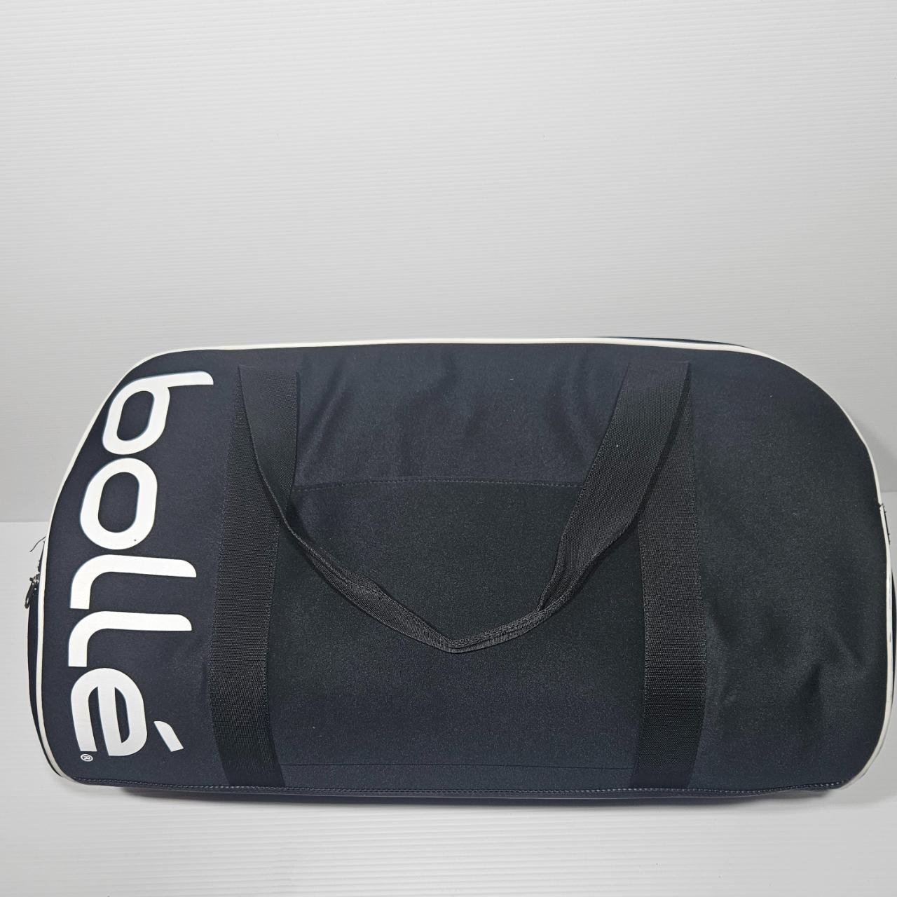 Bolle black duffel bag unisex gym bag/travel bag - Depop