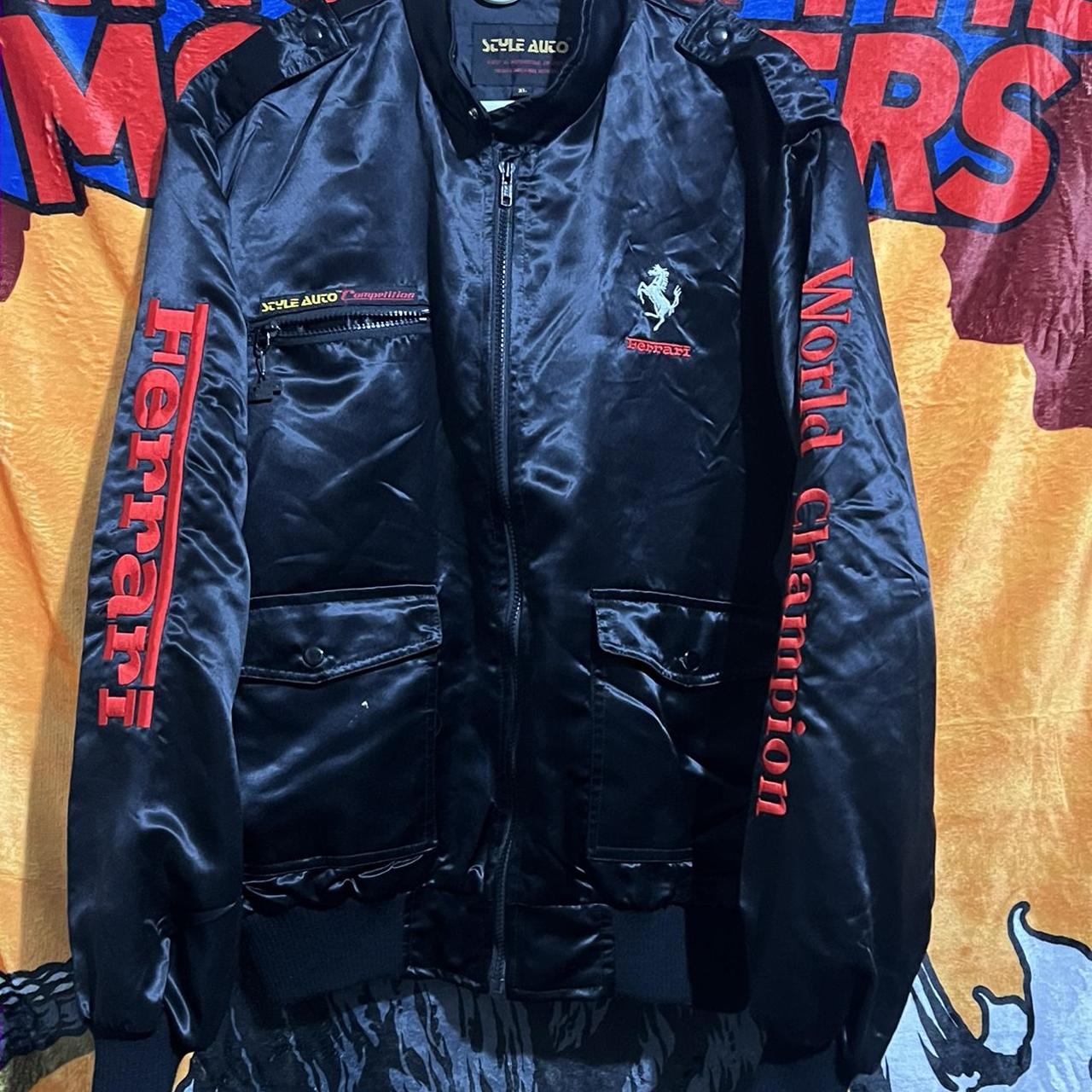 Vintage Ferrari jacket! Love the fit on this, fits... - Depop