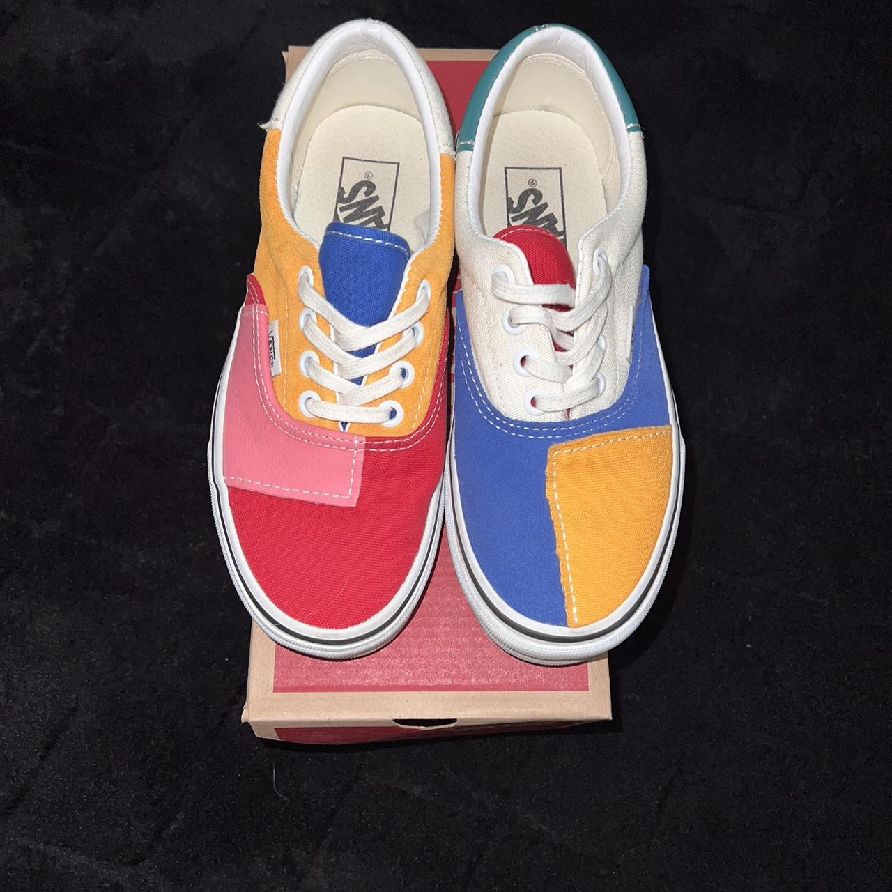 Patch Work Multi-Colored Vans Women’s : 6 - Depop
