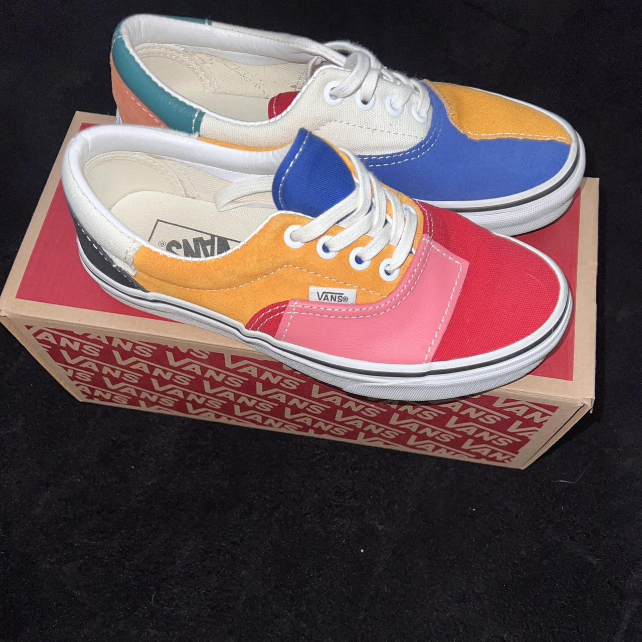 Patch Work Multi-Colored Vans Women’s : 6 - Depop