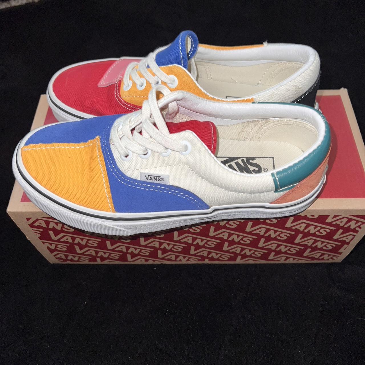Patch Work Multi-Colored Vans Women’s : 6 - Depop