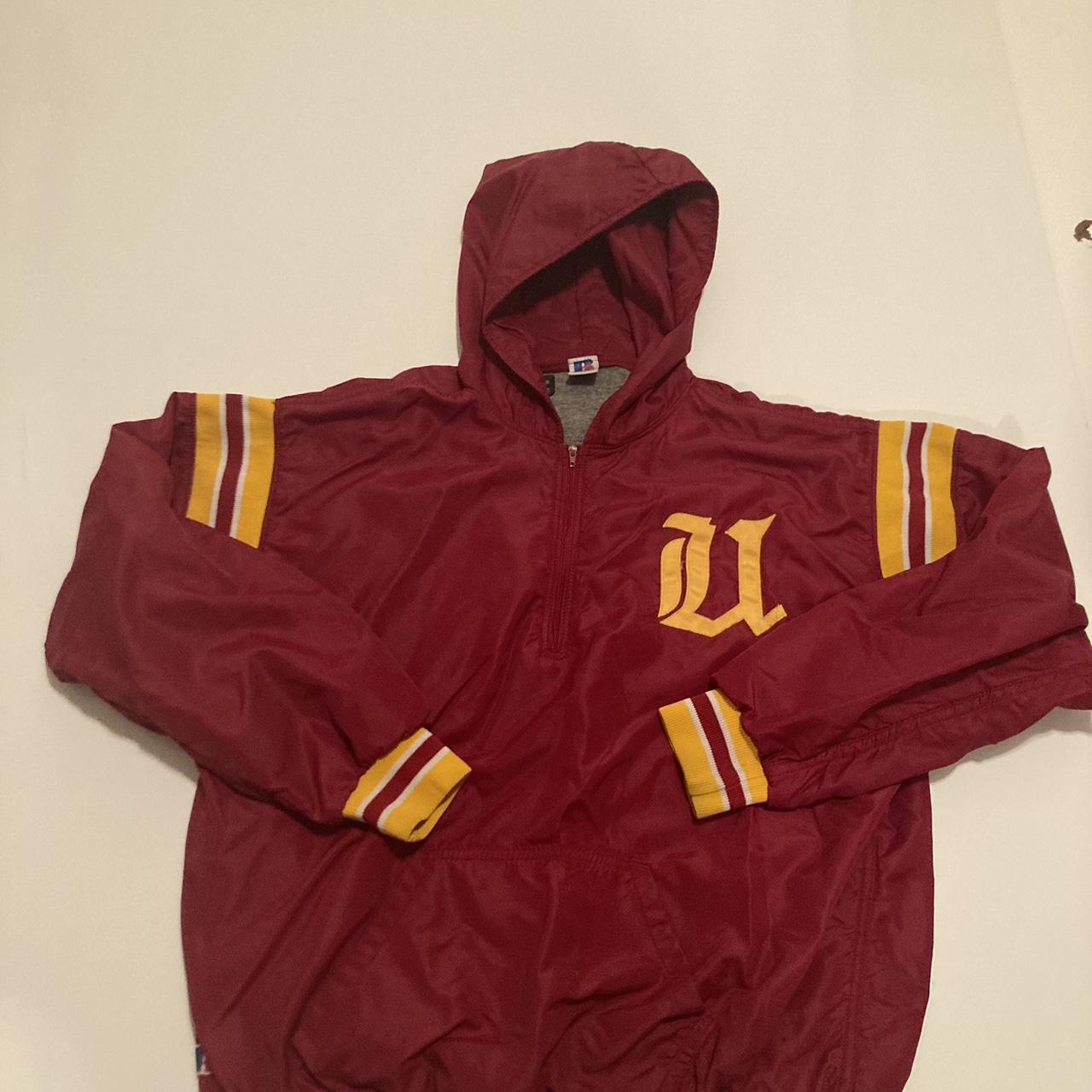 Mens vintage University varsity windbreaker super... - Depop