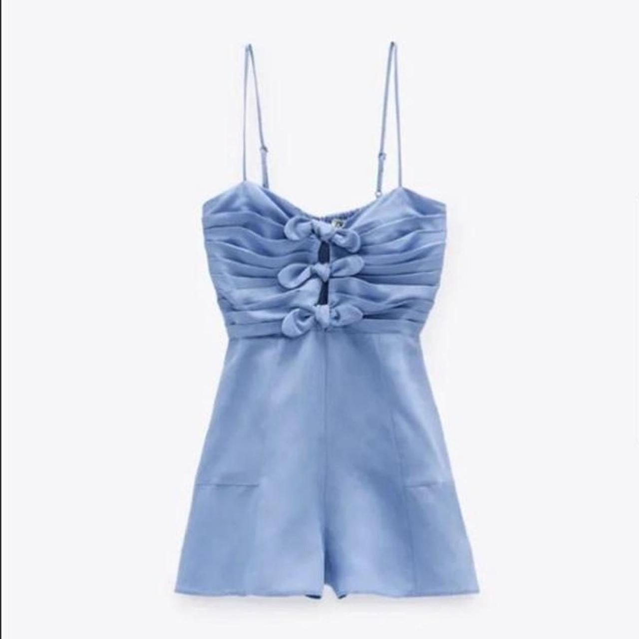 Super cute Zara Romper Never worn ( still has tags ) - Depop