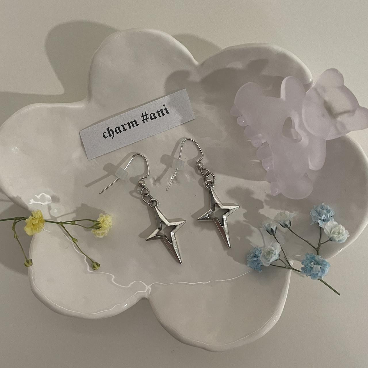 primogem (star) earrings! 💫 simple and perfect for... - Depop