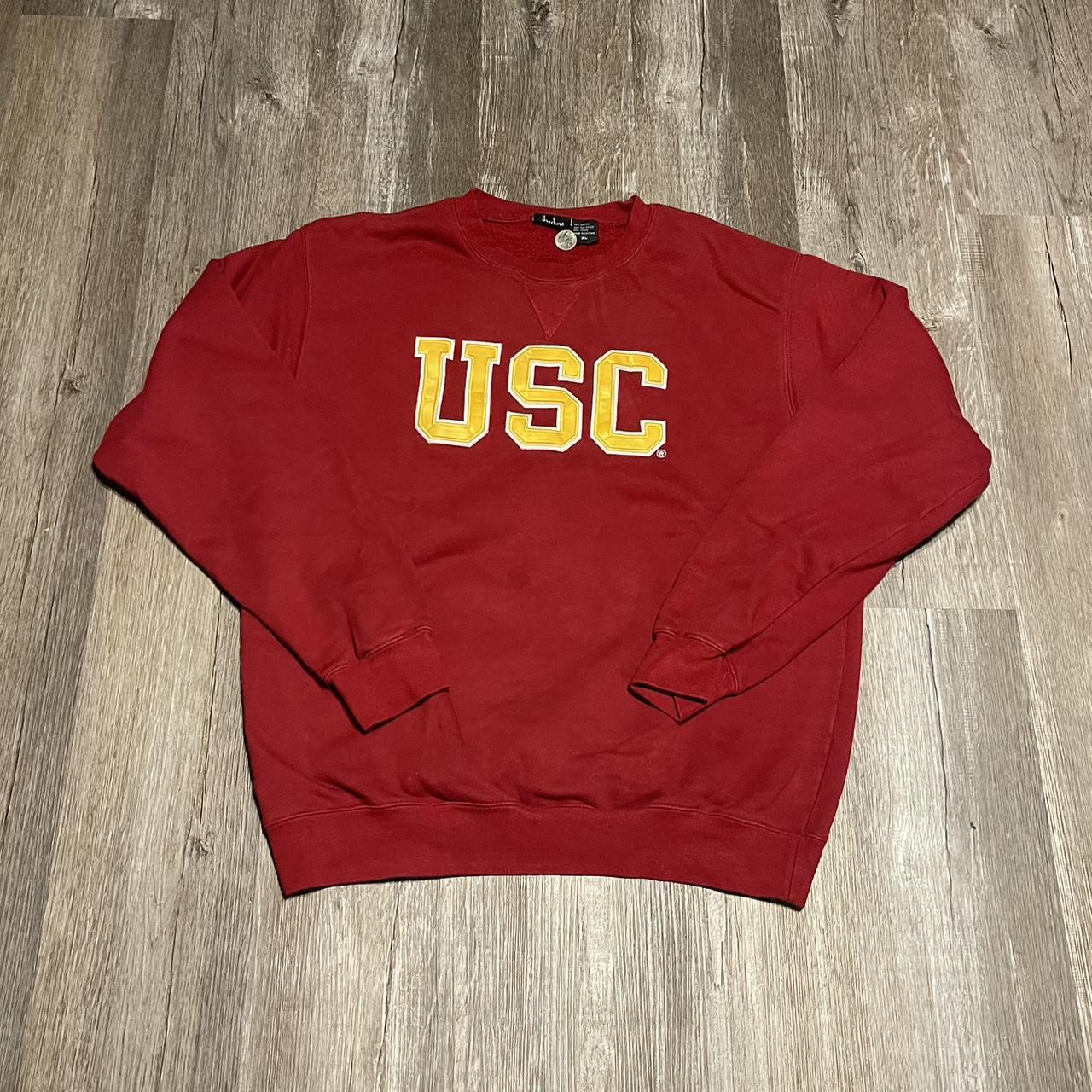 Heritage USC Embroidered Script Crewneck No rips or... - Depop