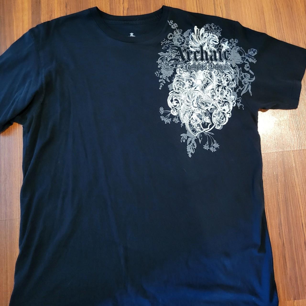 Archaic by affliction grunge shirt size large I... - Depop