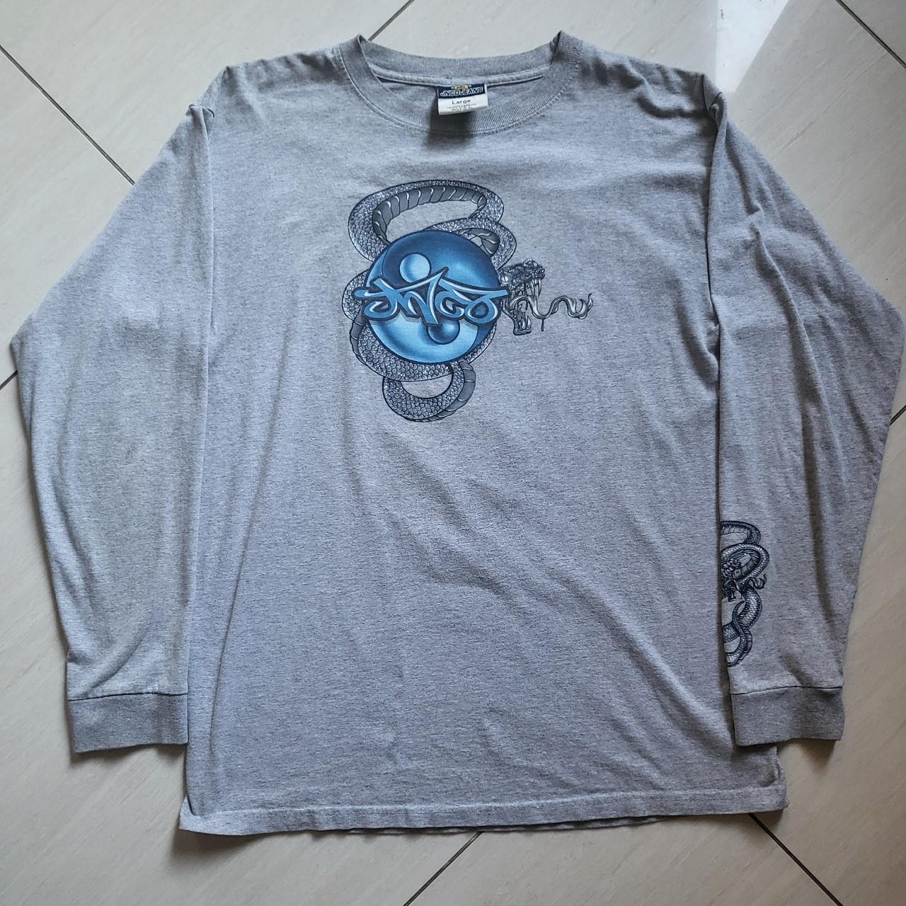 Jnco long sleeve sleeve print back print and front... - Depop
