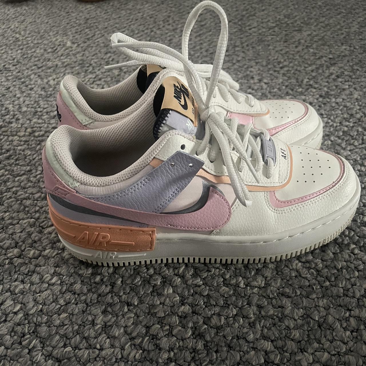 nike airforce shadows - size US 8 woman’s would fit... - Depop