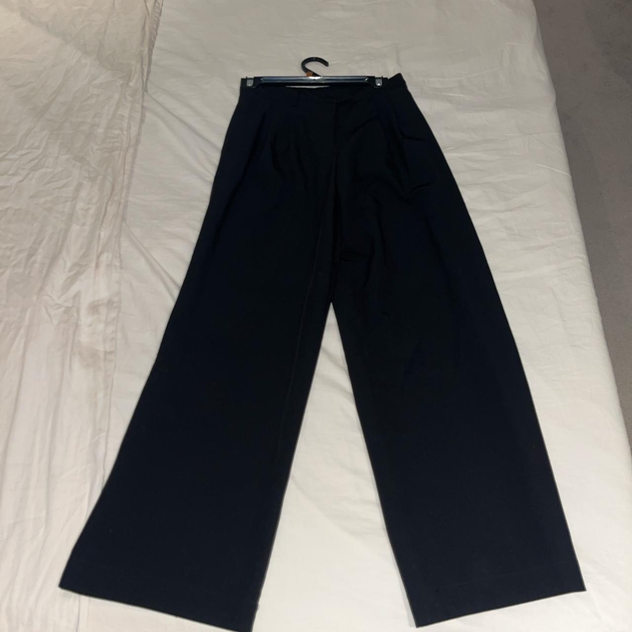 Glassons wide leg black pants Size 8 In perfect... - Depop