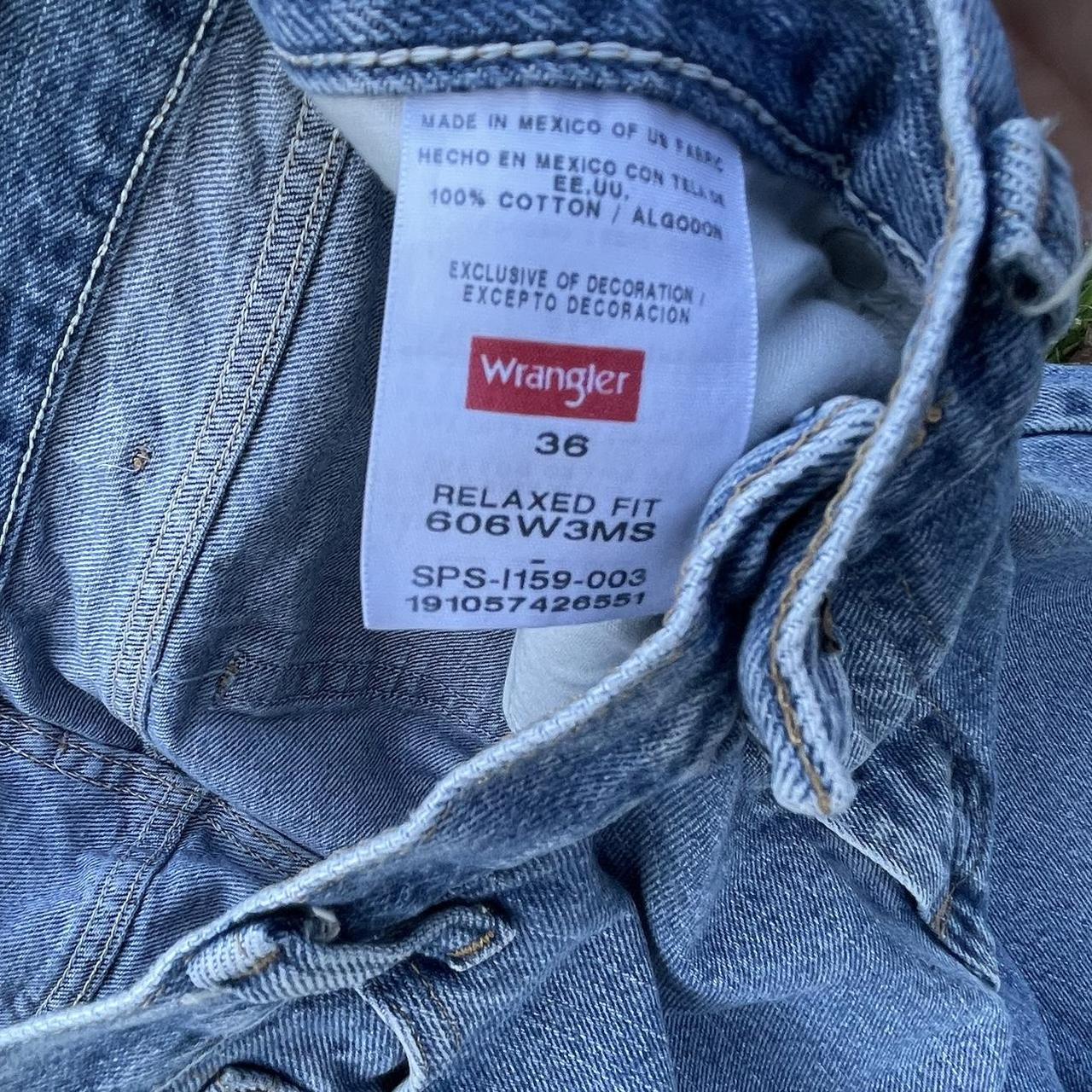 fire wrangler jorts • 36” waist • nice fades •... - Depop