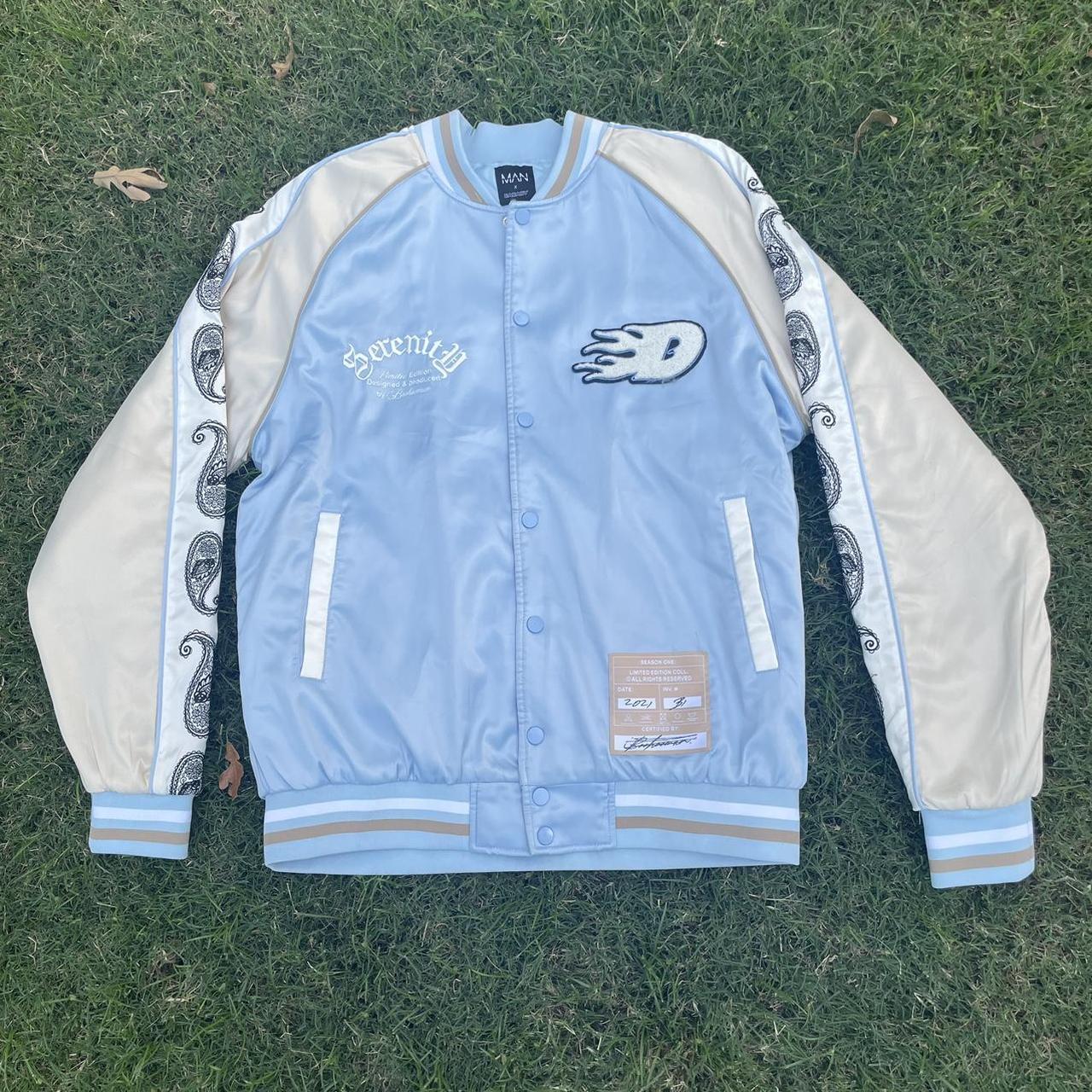 cool dababy x man jacket • great condition; no... | Depop