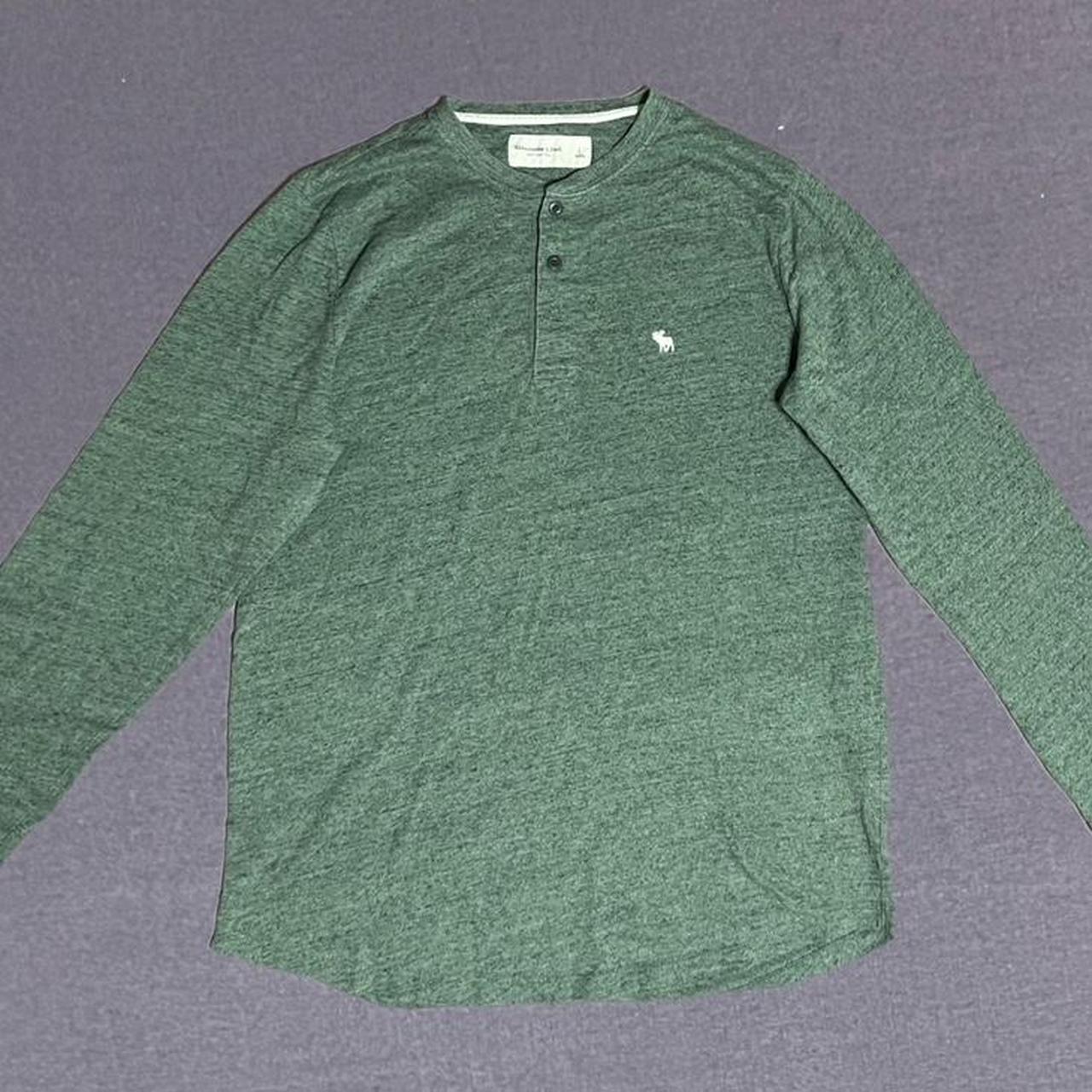 Abercrombie & Fitch long sleeve henley tshirt. Very... - Depop