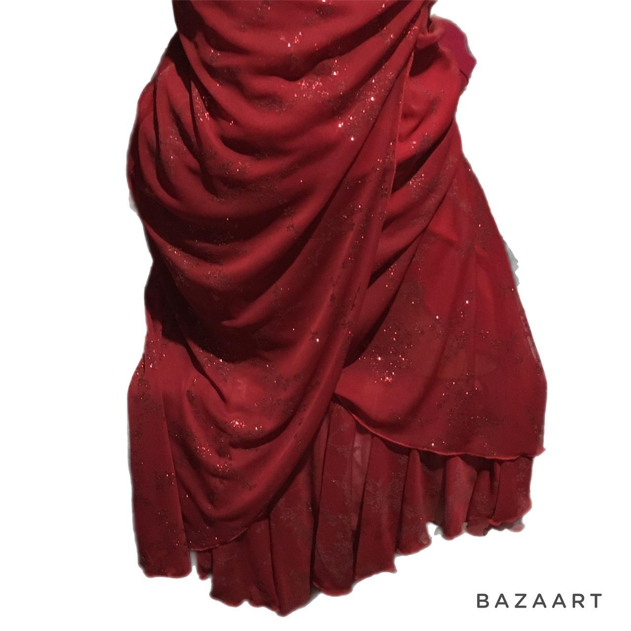 Y2K Asymmetrical Candy Rocket Glitter Dress Size :... - Depop