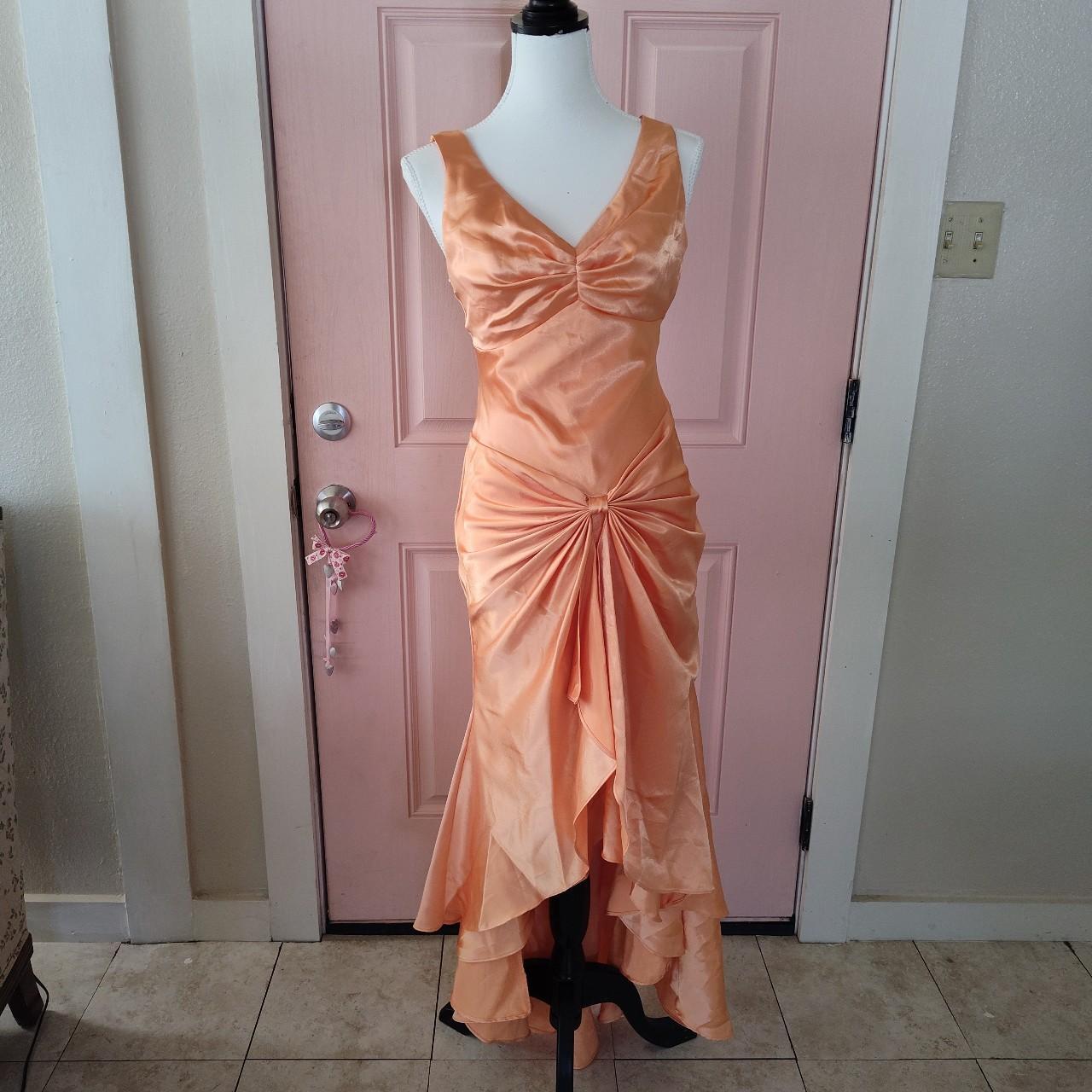 Early 2000s prom dress Size : small Bust 32 in... - Depop