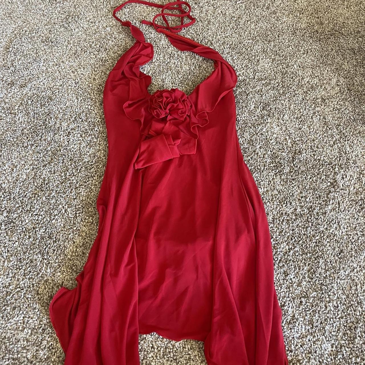 White fox Red dress Small Never worn - Depop
