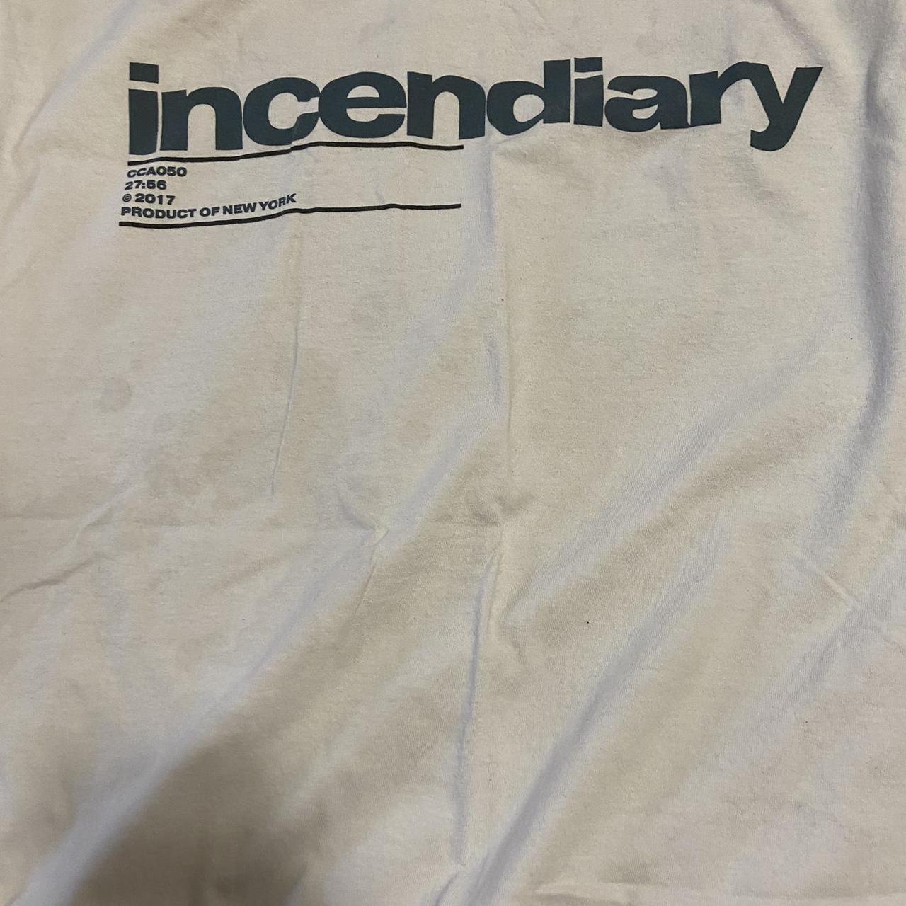 Incendiary Small stains very hard to see as pictured - Depop