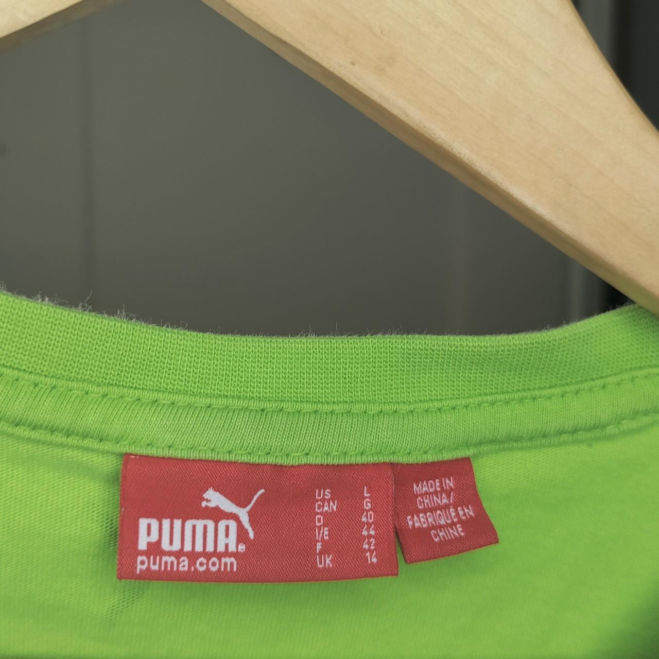 Puma Women's Green T-shirt | Depop