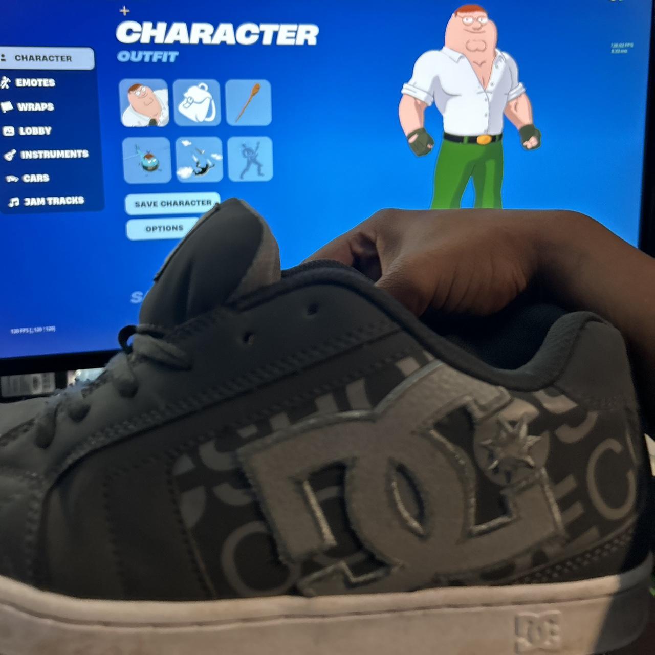 Grey DC shoes size 11.5 barley worn - Depop