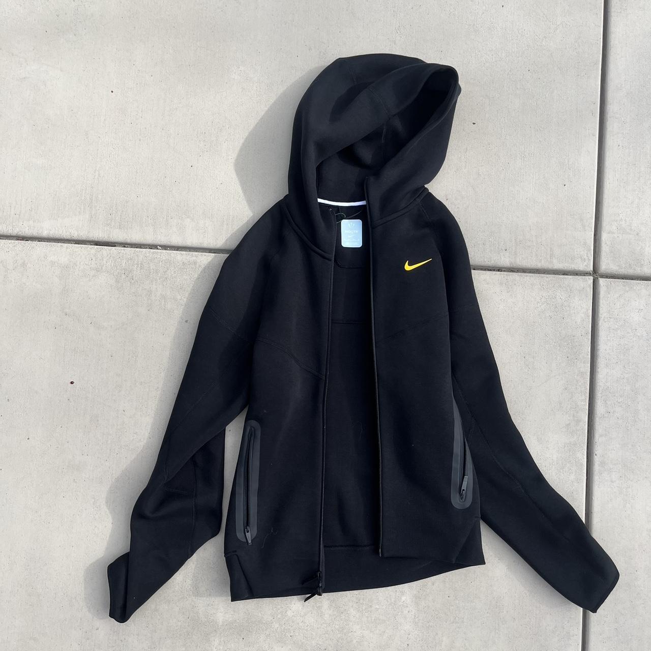 black nocta nike tech hoodie size - xs condition -... - Depop