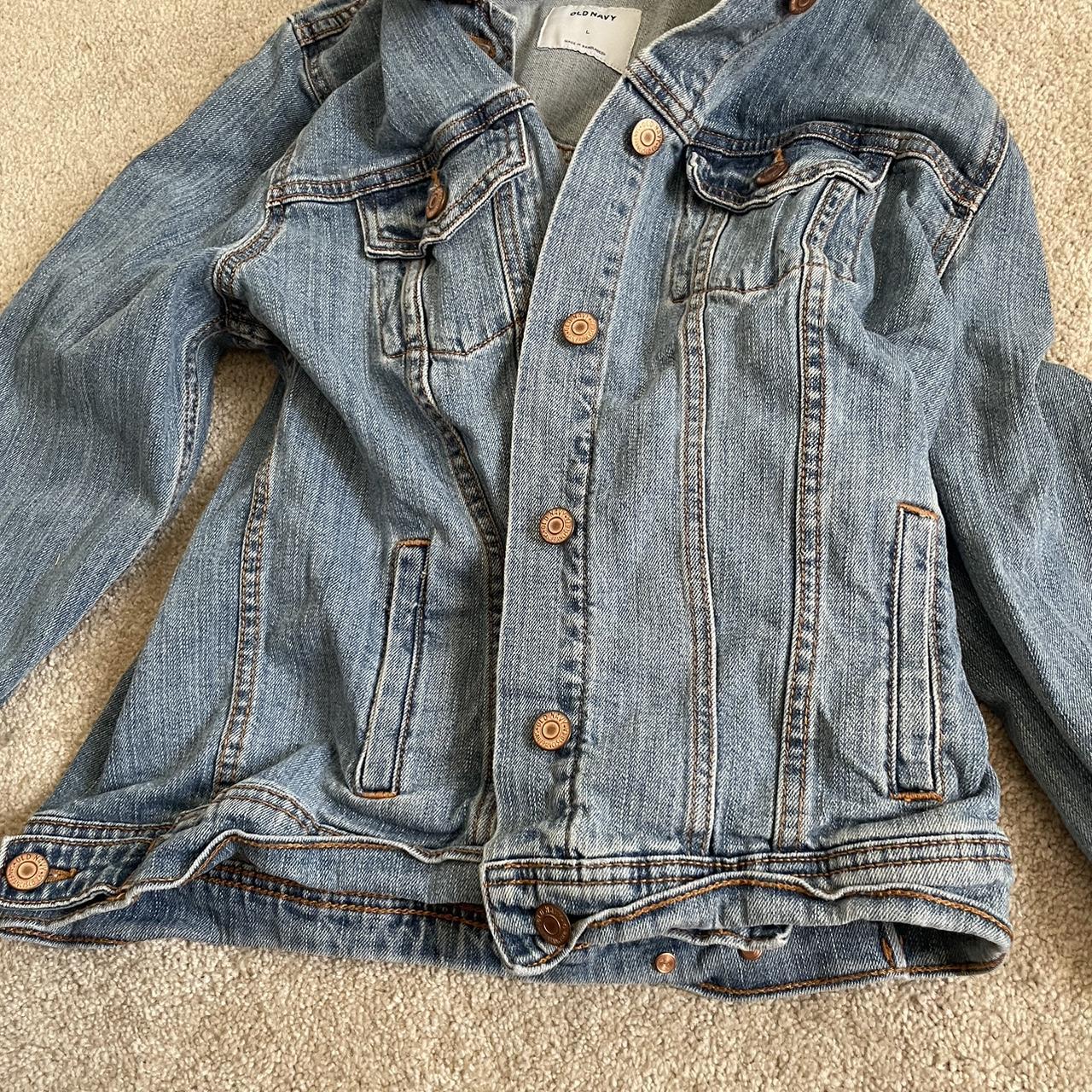 Old navy lager plain jean jacket - Depop