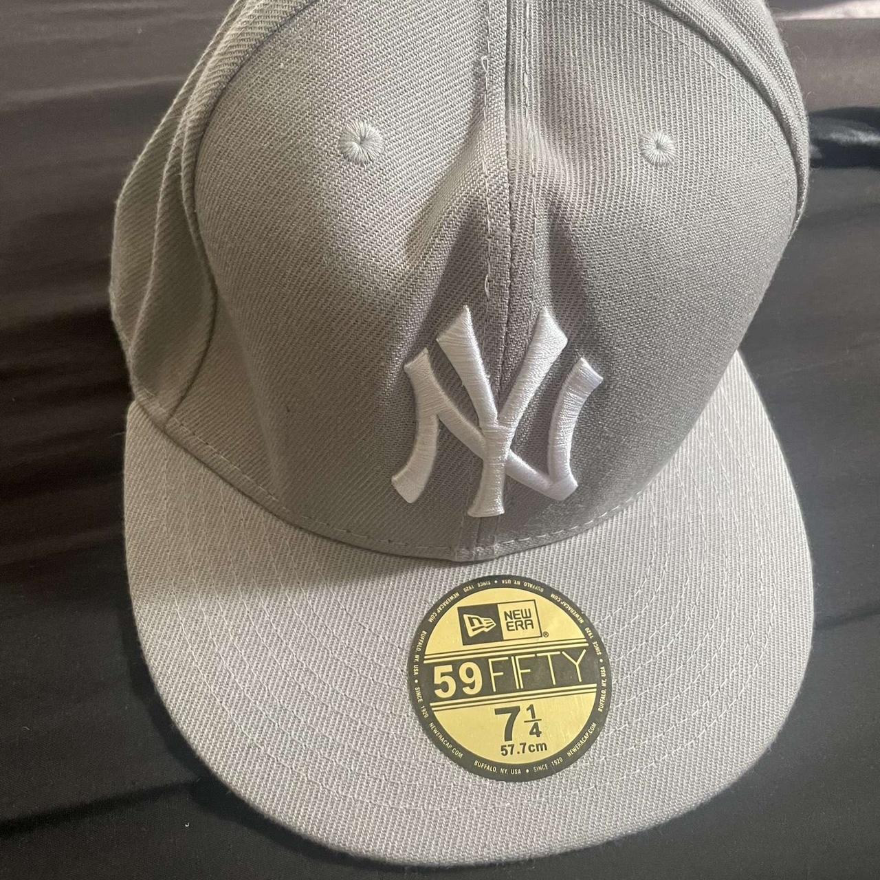 Grey New Era Cap Very fast delivery Brand new - Depop
