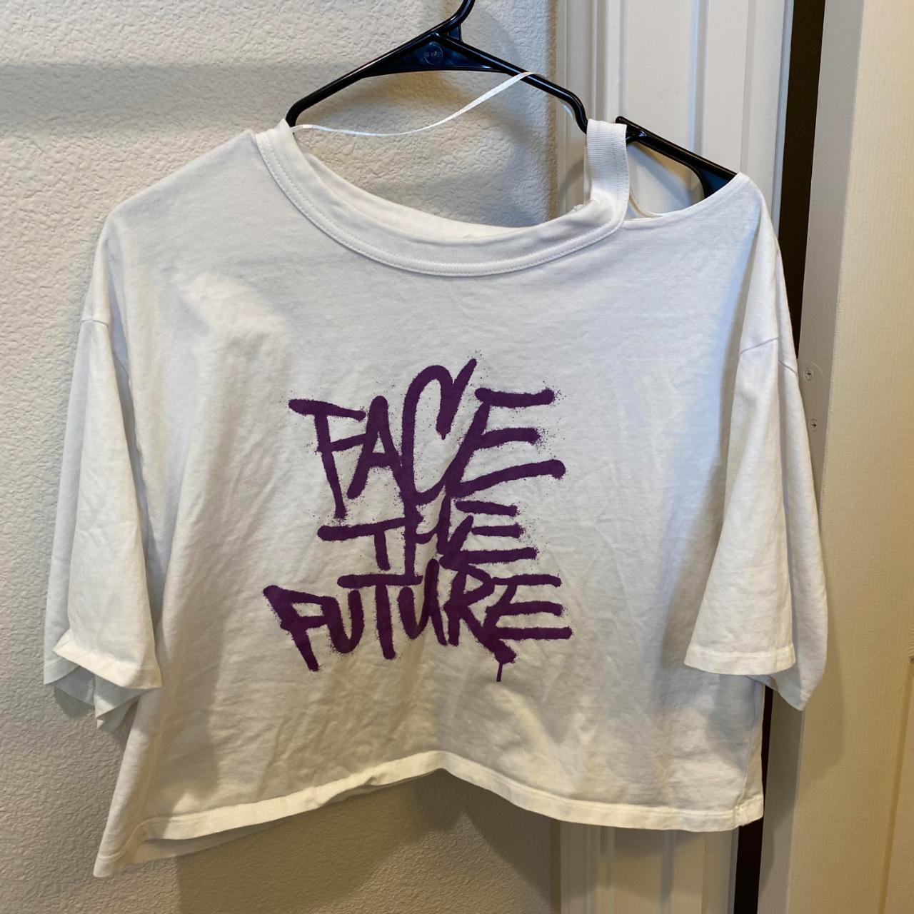 Japanese Label GU Crop Top Size Medium Purchased... - Depop