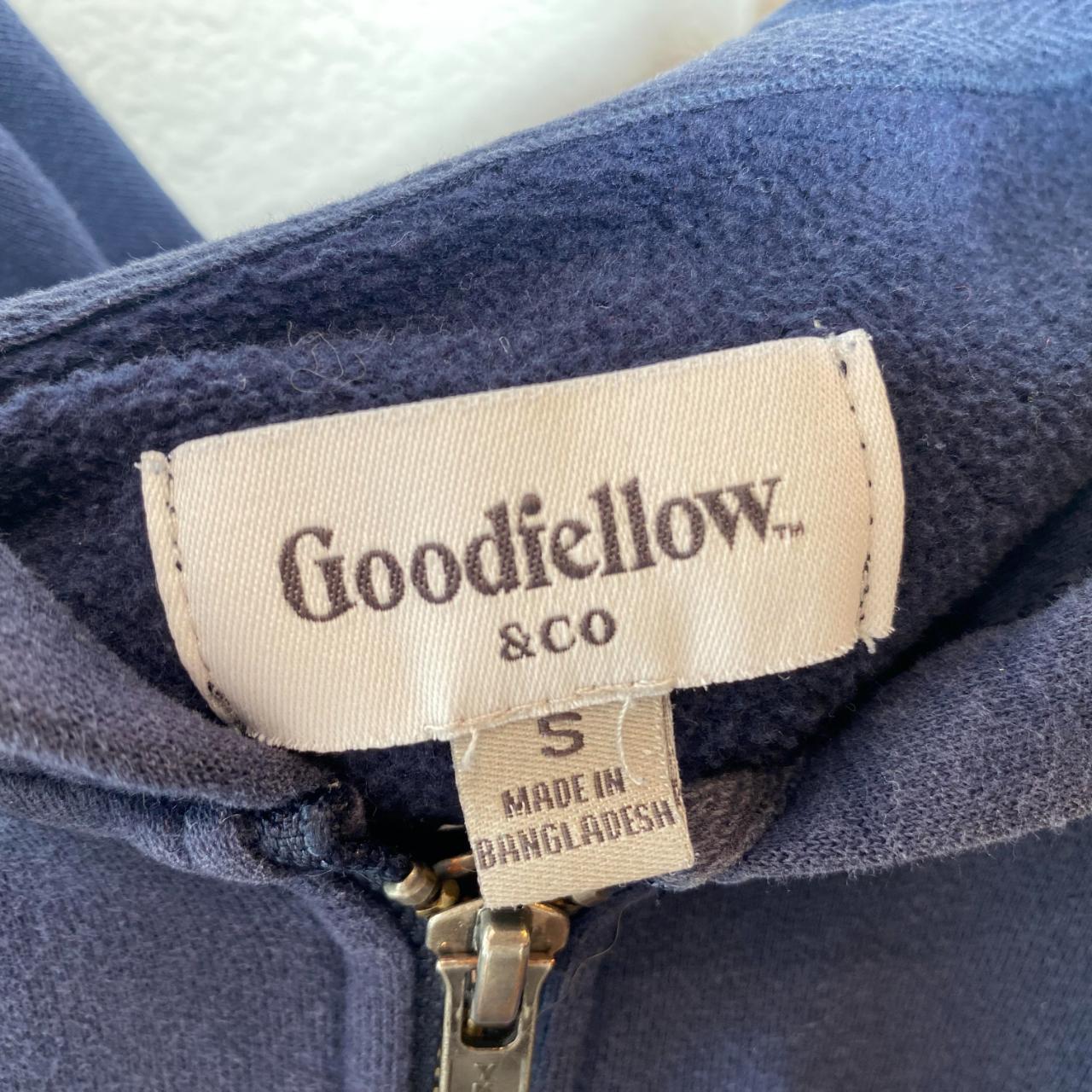 Goodfellow & Co Navy Hoodie Size Small - Depop