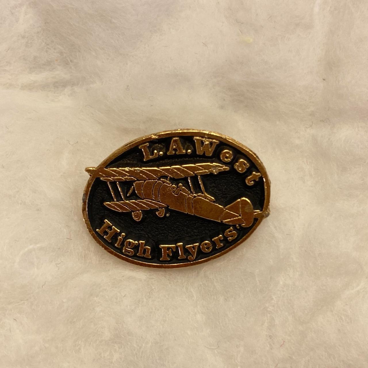 Vintage L.A. Flight Pin Comes with the backing - Depop