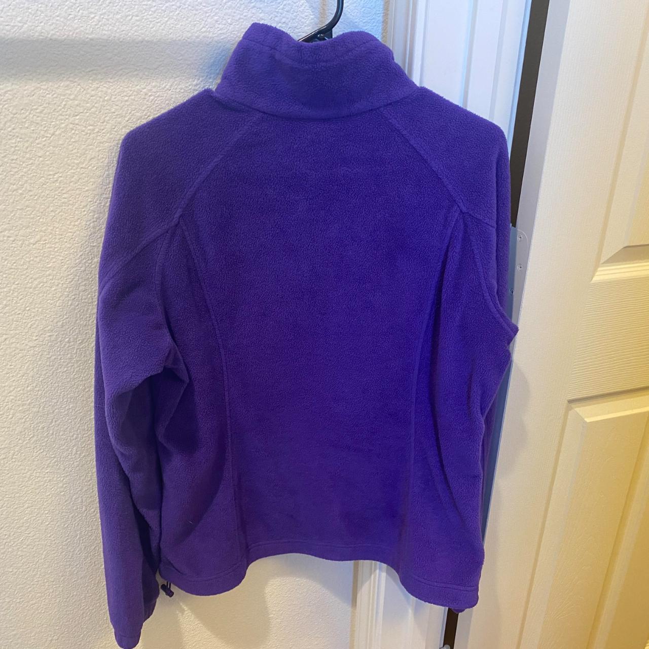 COLUMBIA Sportswear Purple Teddy Jacket Size Large - Depop
