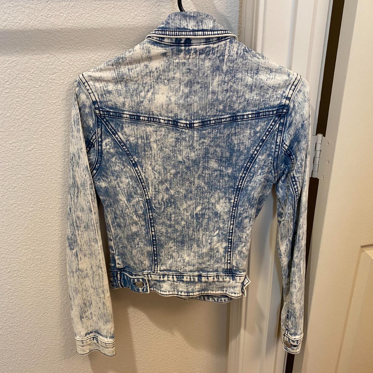 Mossimo Supply Co. Acid Wash Denim Jacket Tagged a... - Depop