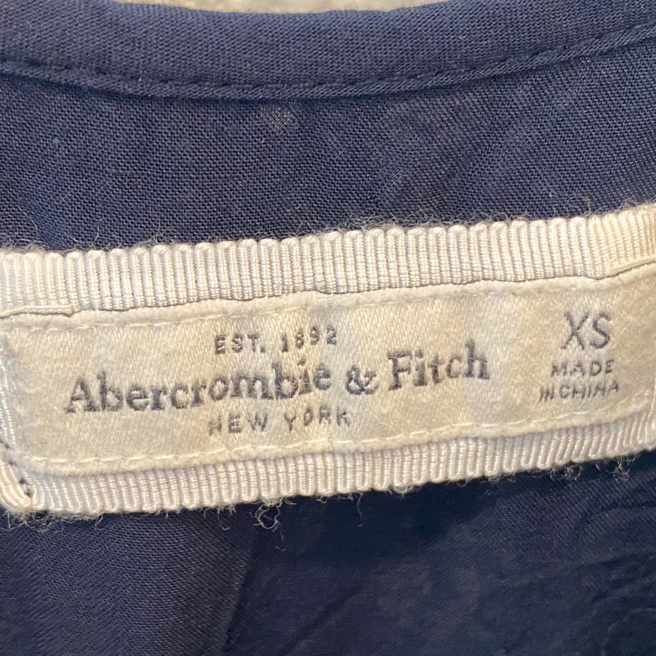 Vintage Abercrombie & Fitch Navy Lace Romper Tagged... - Depop