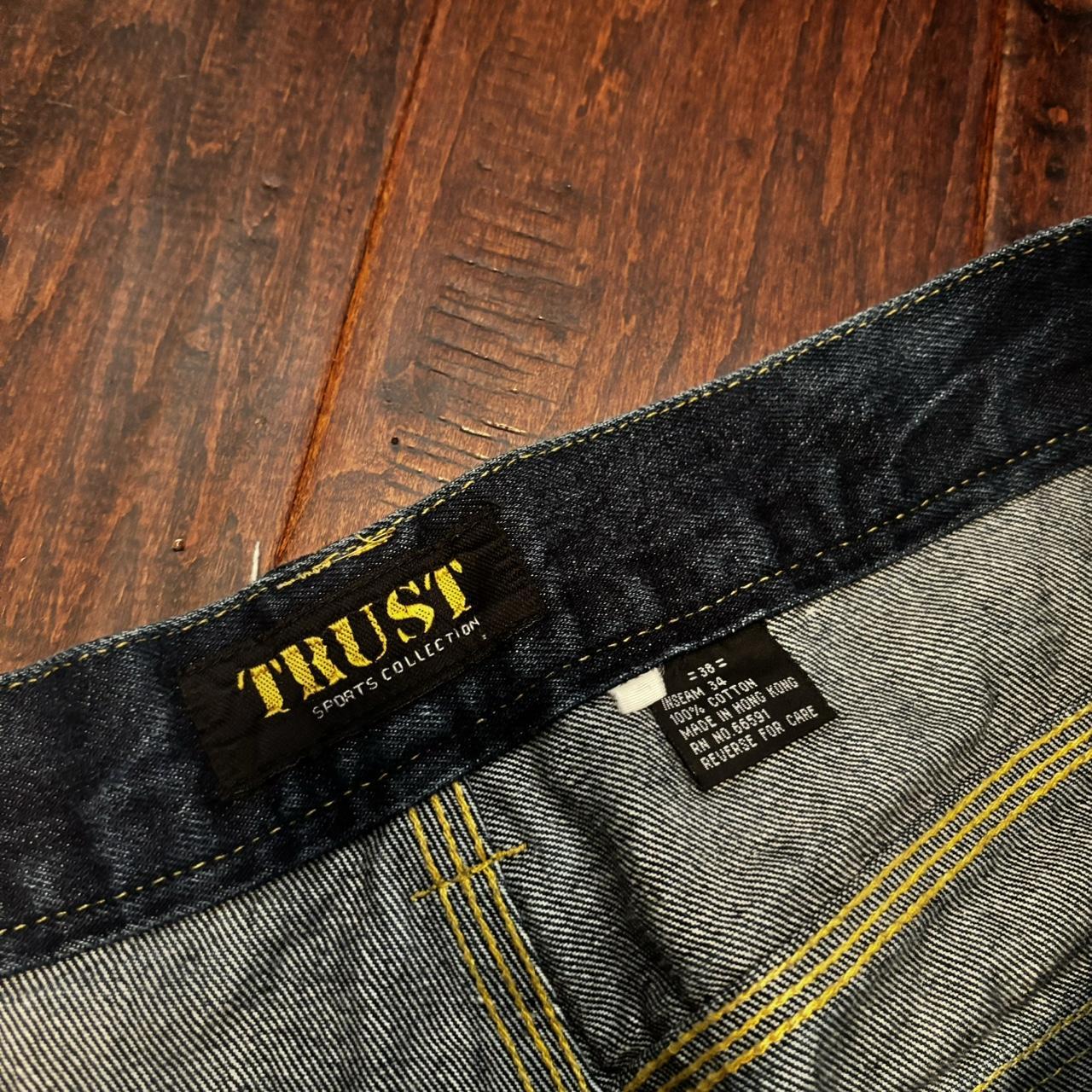 VINTAGE TRUST CARGO JEANS - SIZE 38 x 32 - GOOD... - Depop