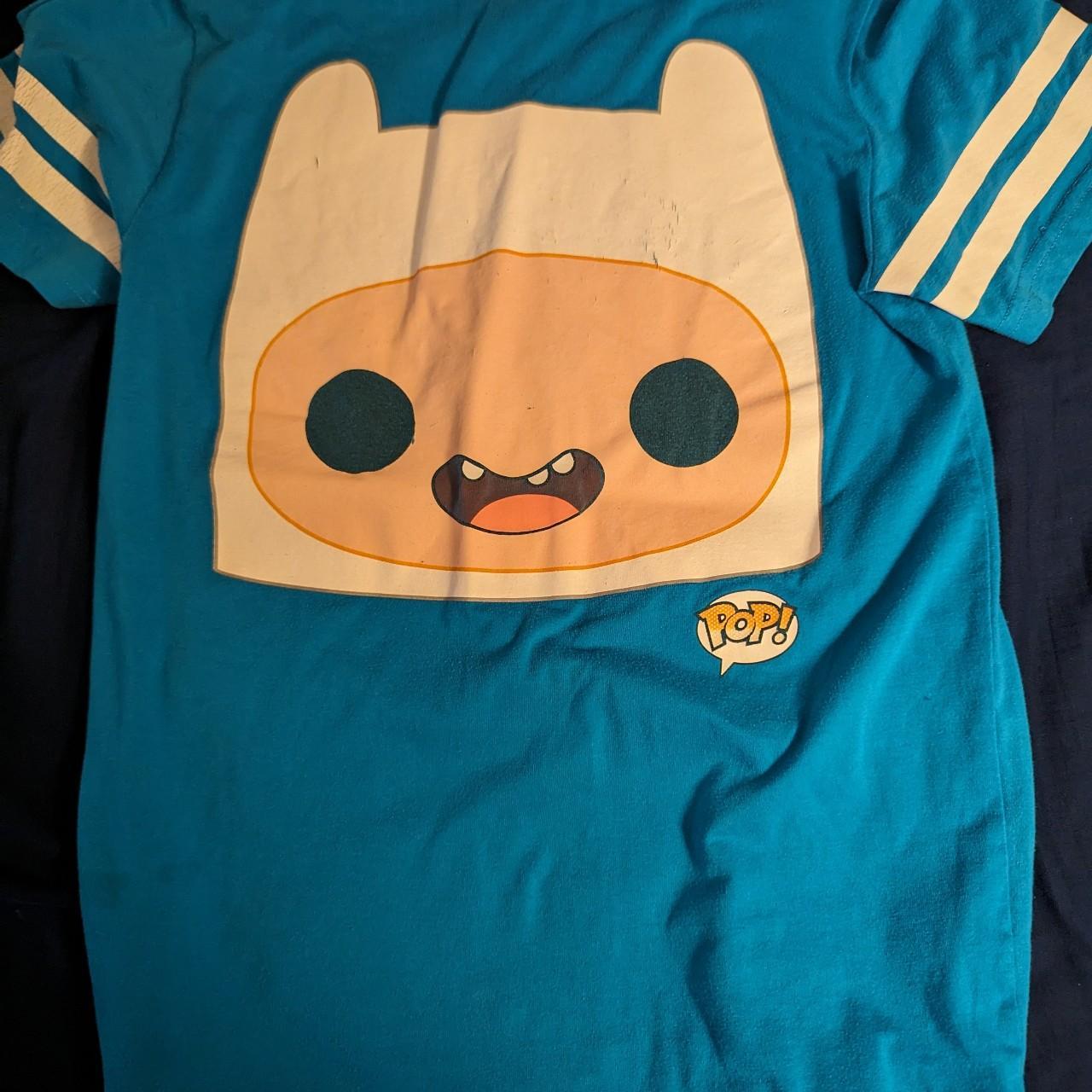 Adventure time Finn shirt Good condition/ cute... - Depop