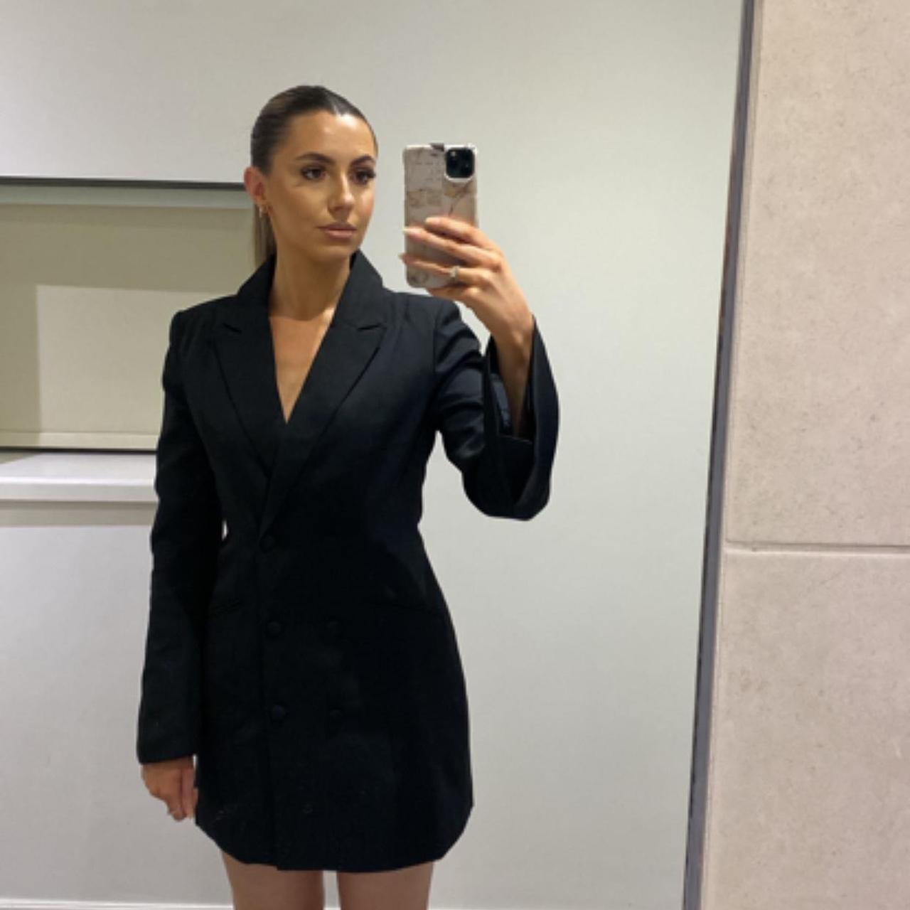 Missguided black blazer dress RRP... - Depop