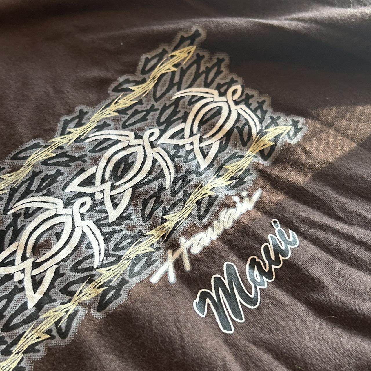 Brown honu graphic shirt No tag but was labeled... | Depop