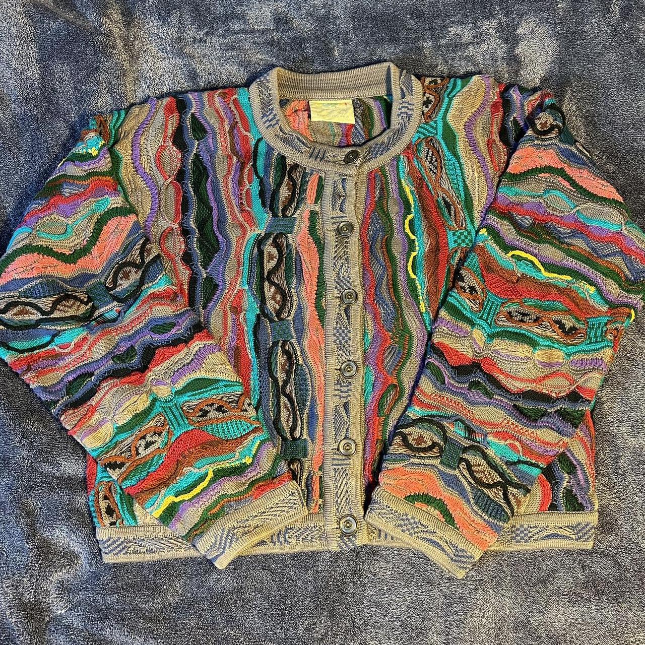 Coogi womens sweater Tagged M Measurements: Top... - Depop