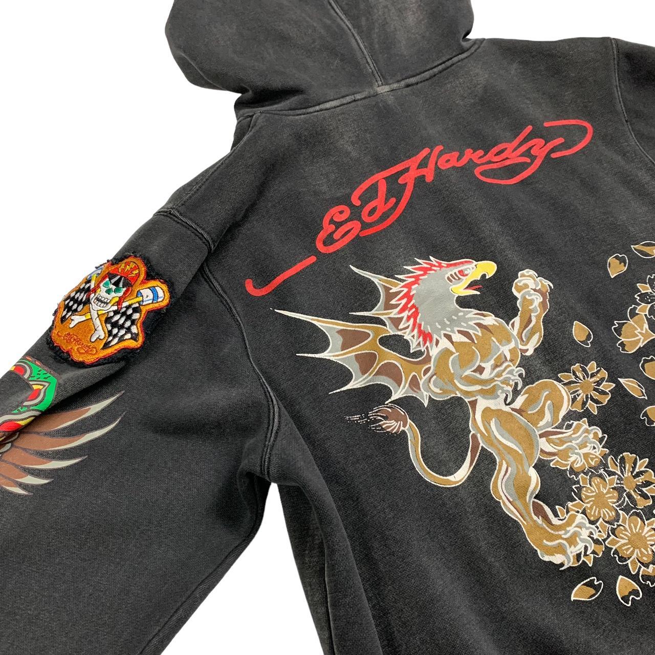 Vintage Ed Hardy Jacket Size- Medium (No... - Depop