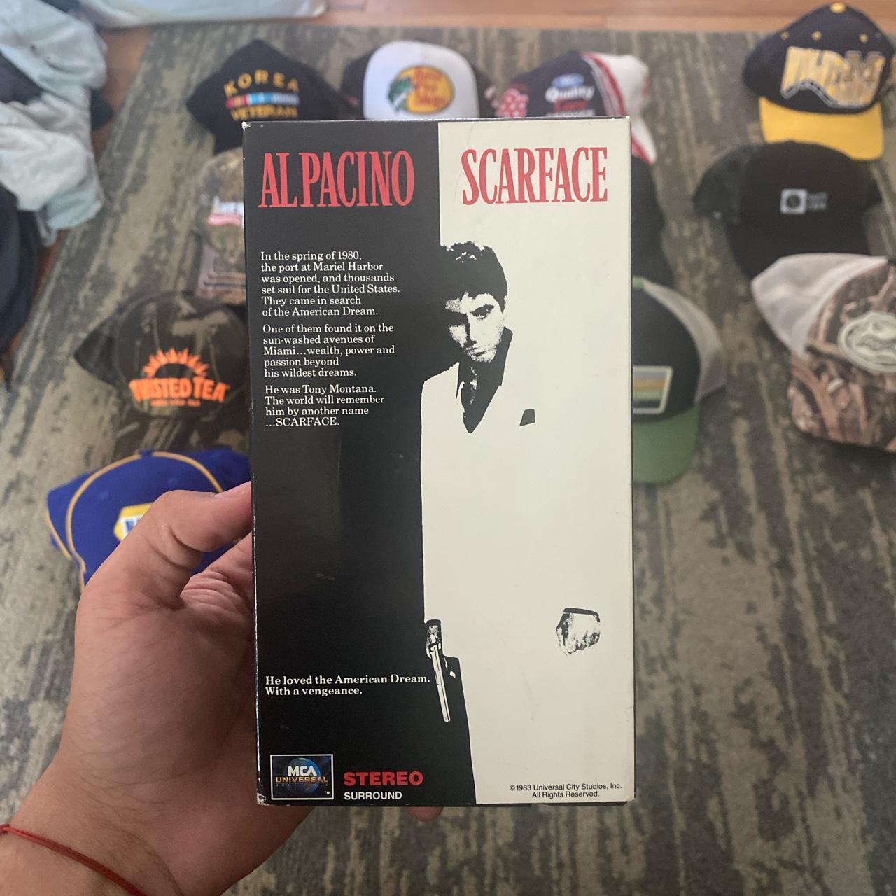 Scarface Vhs tape vintage Opened but in great... - Depop