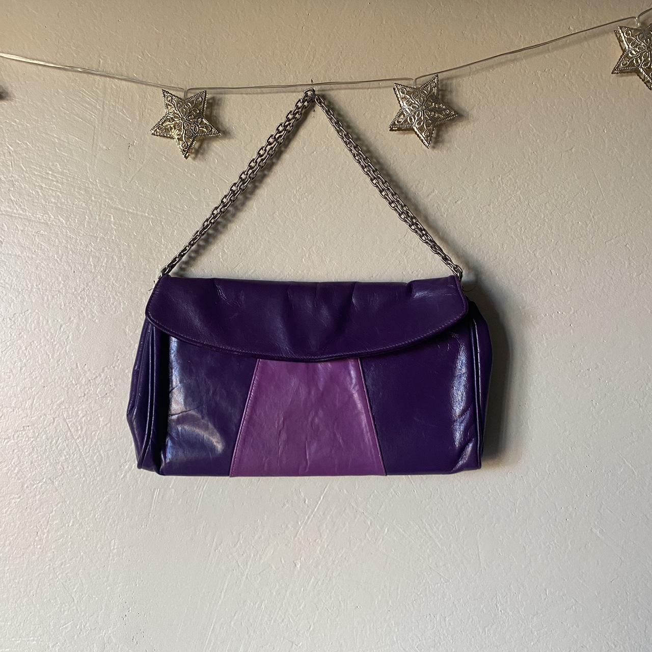 Vintage Purse Frenchys Of California 70s Purple Depop