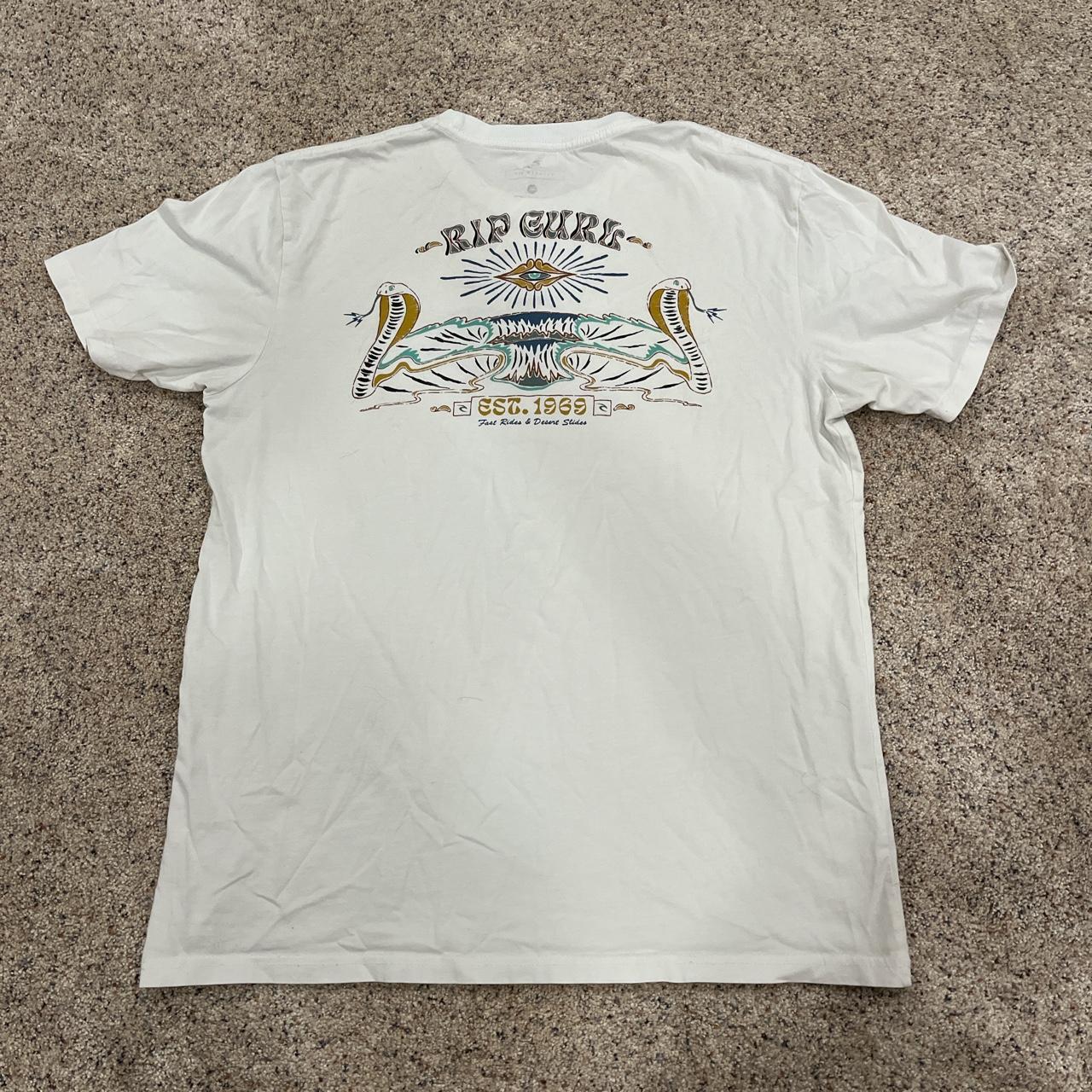 Rip Curl shirt with super ripe graphics, in amazing... - Depop