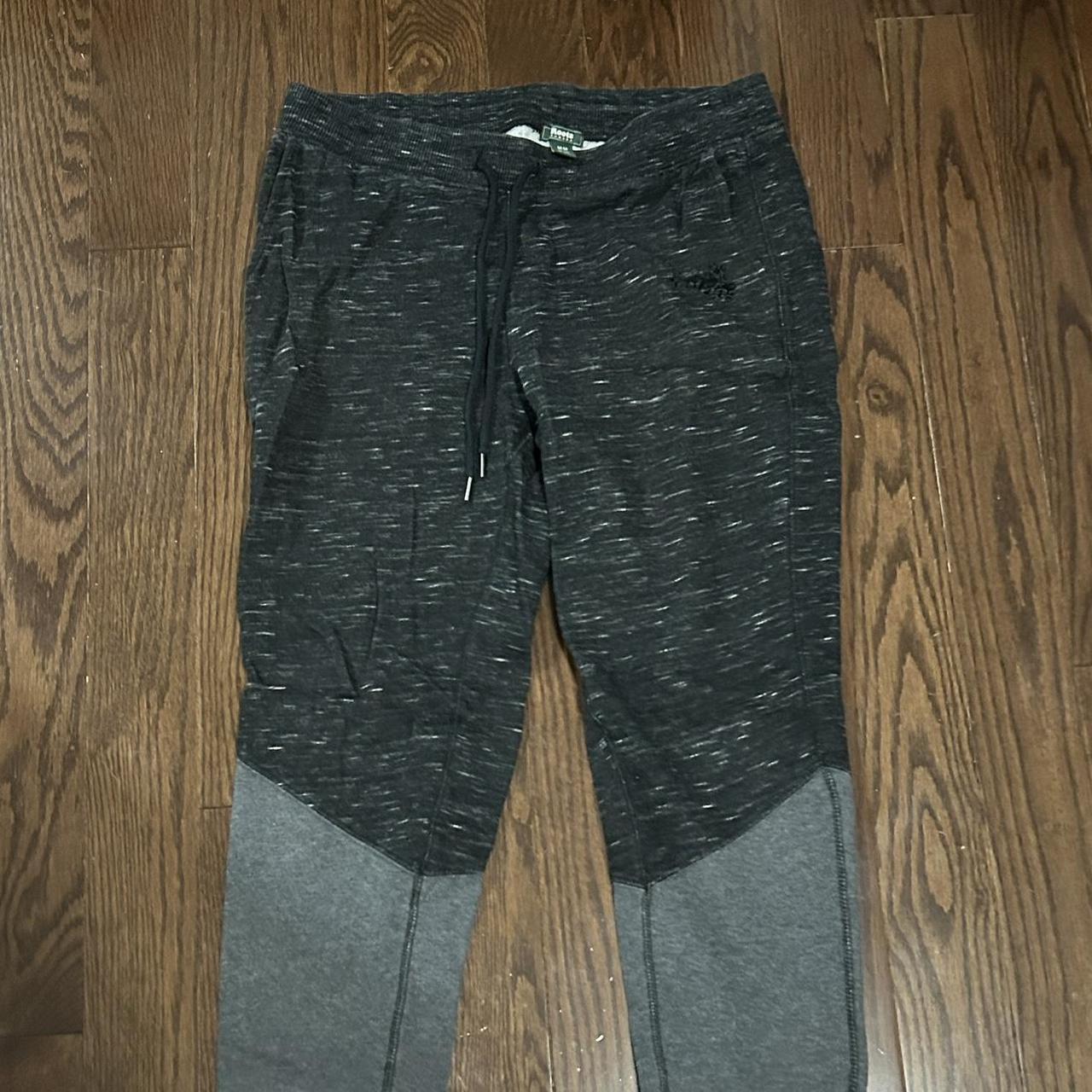 Roots bi-colour sweatpants Used but good condition - Depop