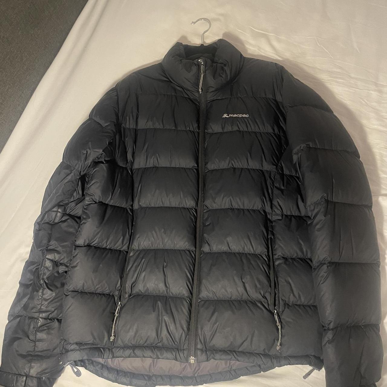 Macpac puffer jacket, small tear on arm #macpac... - Depop