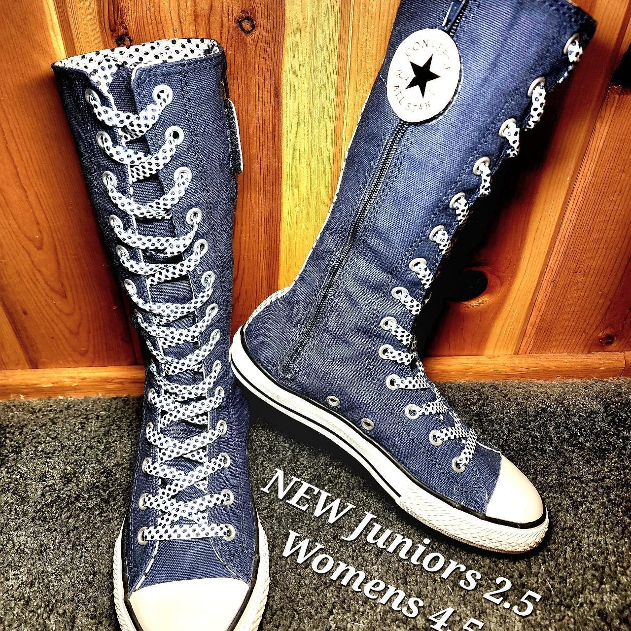 NEW Converse ALL STAR Calf/Knee High Junior... - Depop