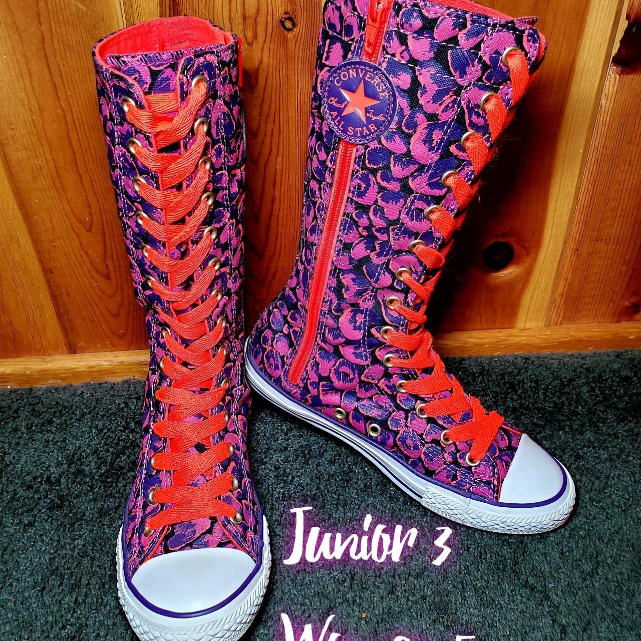 RARE Converse All Star Calf/Knee high Women 5 RARE... - Depop