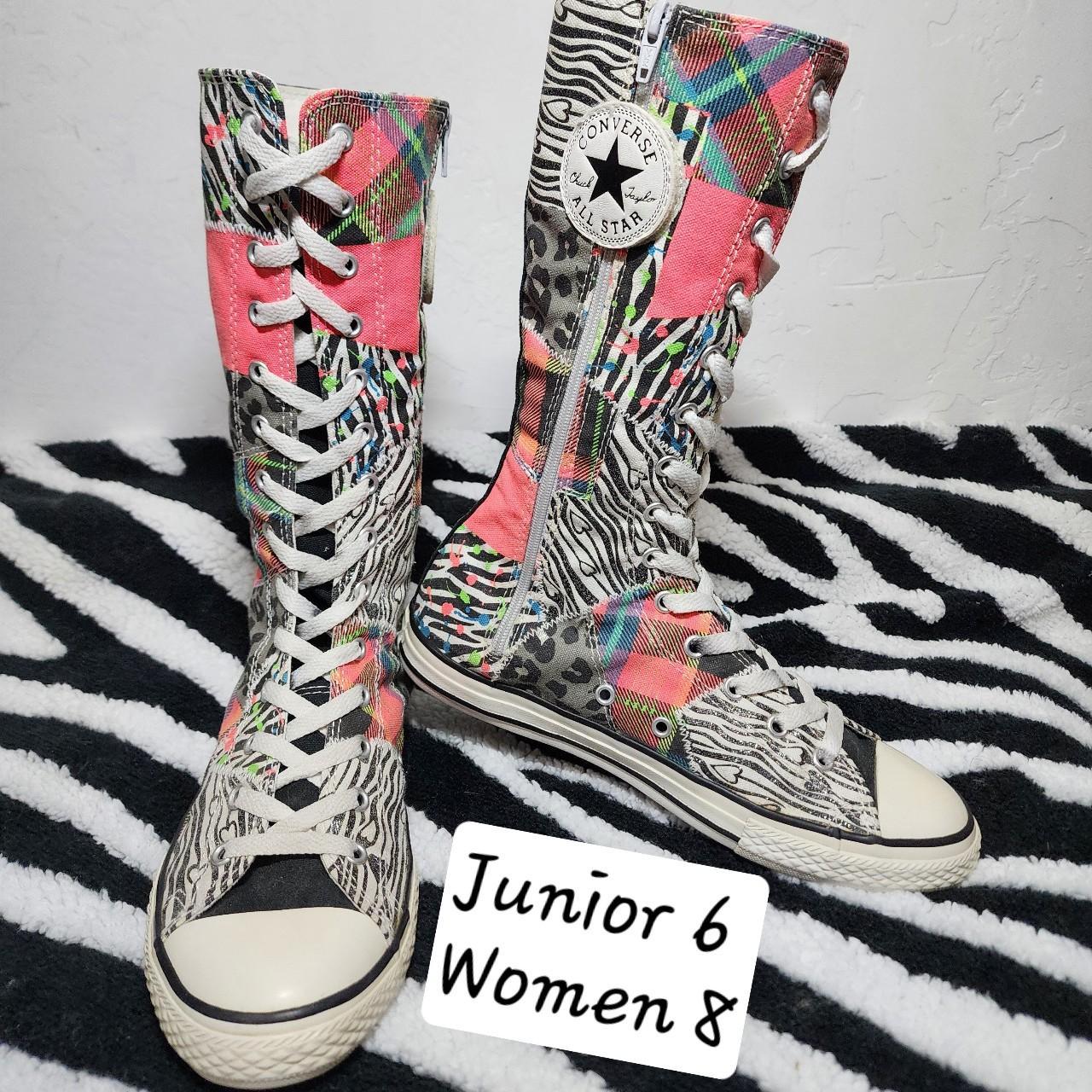 RARE Converse All Star Chuck Taylor Calf Knee X-HI... - Depop