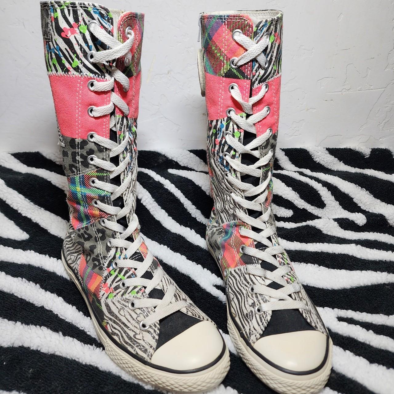 RARE Converse All Star Chuck Taylor Calf Knee X-HI... - Depop